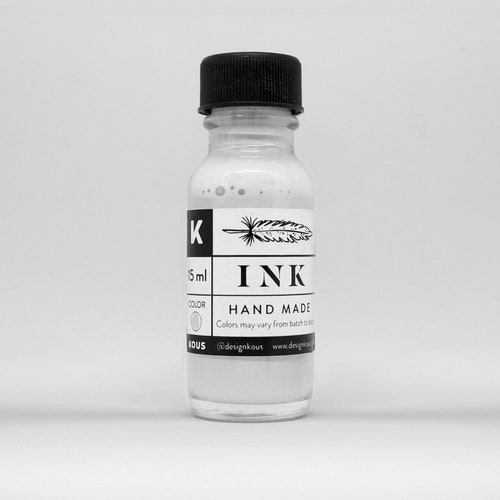 White Calligraphy Ink Calligraphy Kit Handmade Calligraphy - Etsy