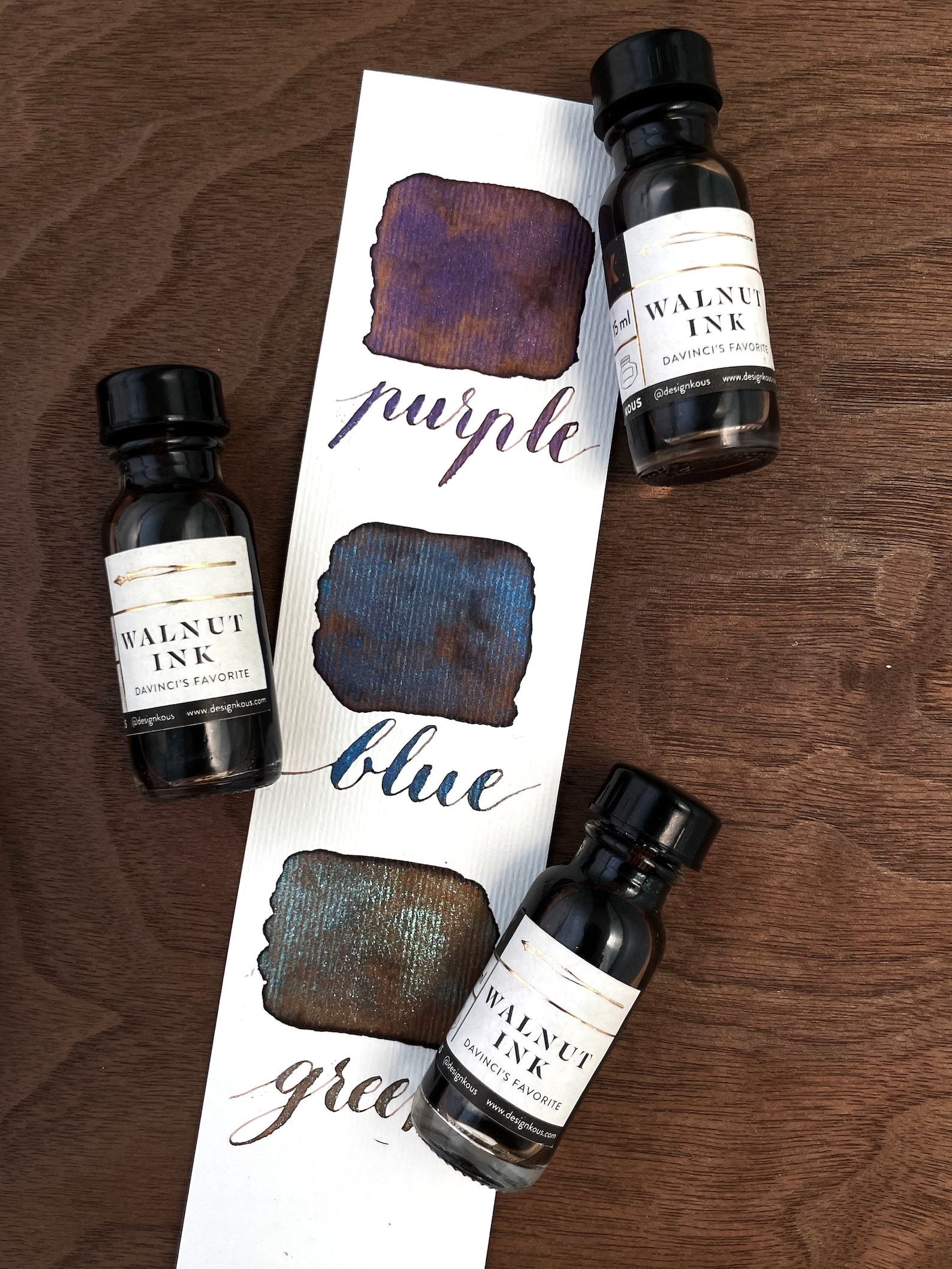 Walnut Shimmer Red Calligraphy Ink | Calligraphy Kit | Handmade ...