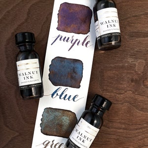 Walnut Shimmer Red Calligraphy Ink | Calligraphy Kit | Handmade ...