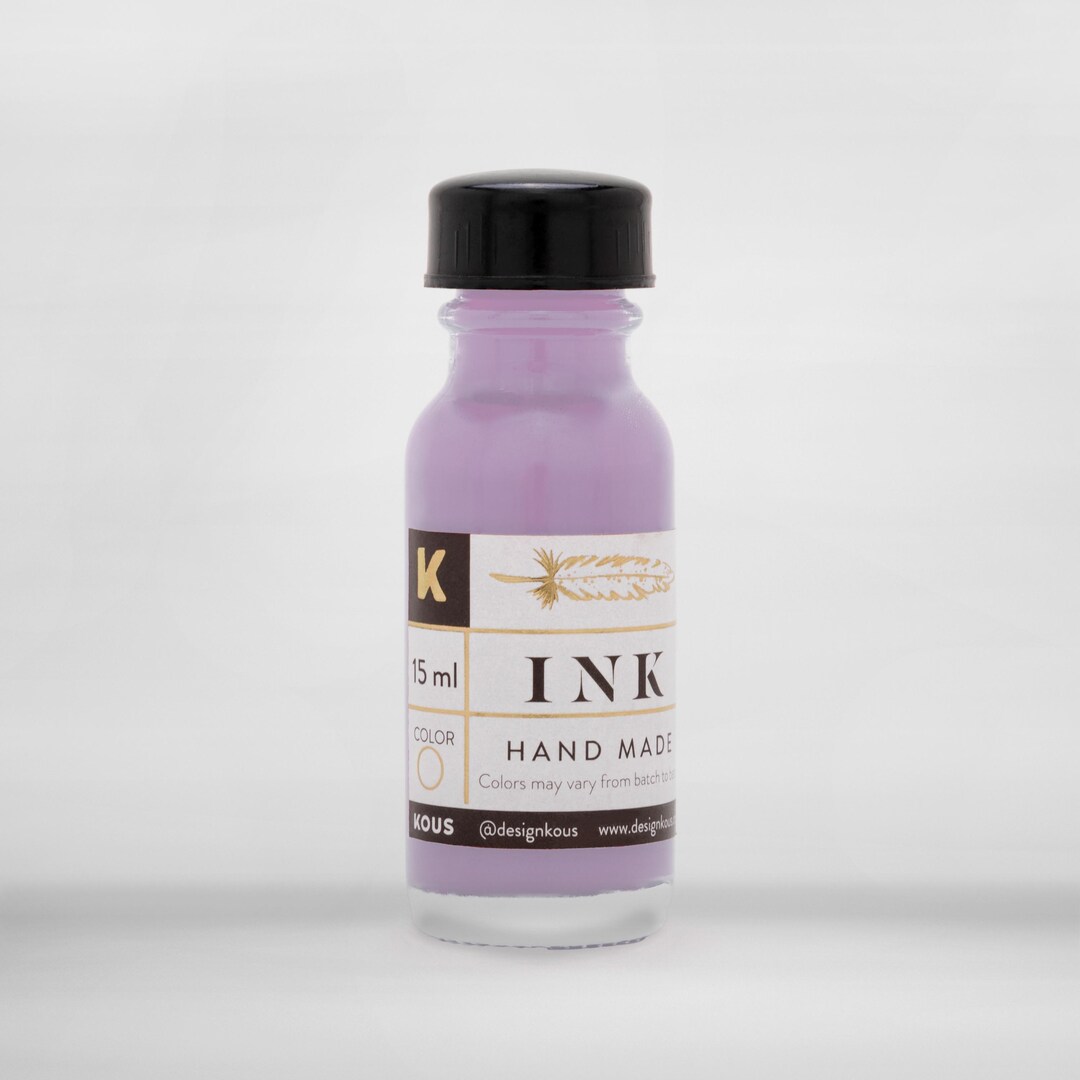 Lilac Calligraphy Ink | Calligraphy Kit | Handmade Calligraphy Ink ...