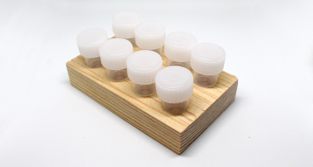 Our Besteller Unique, Handmade Wood Inkwell With 8 Dinky Dips / ONLY 1 ...