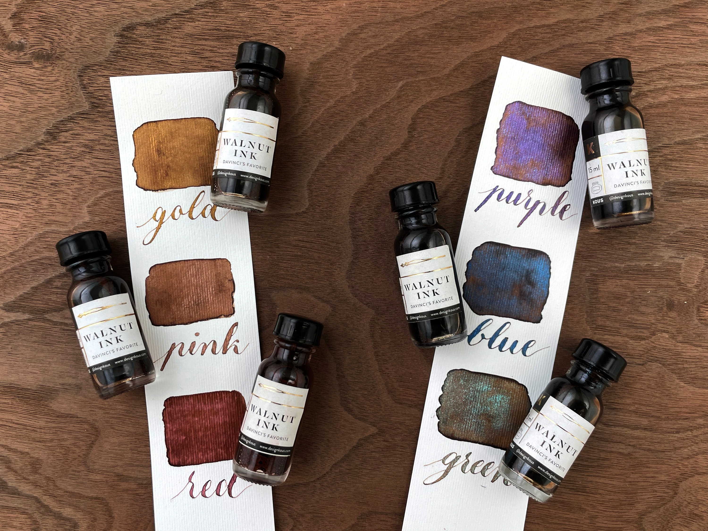 Walnut Shimmer Red Calligraphy Ink | Calligraphy Kit | Handmade ...