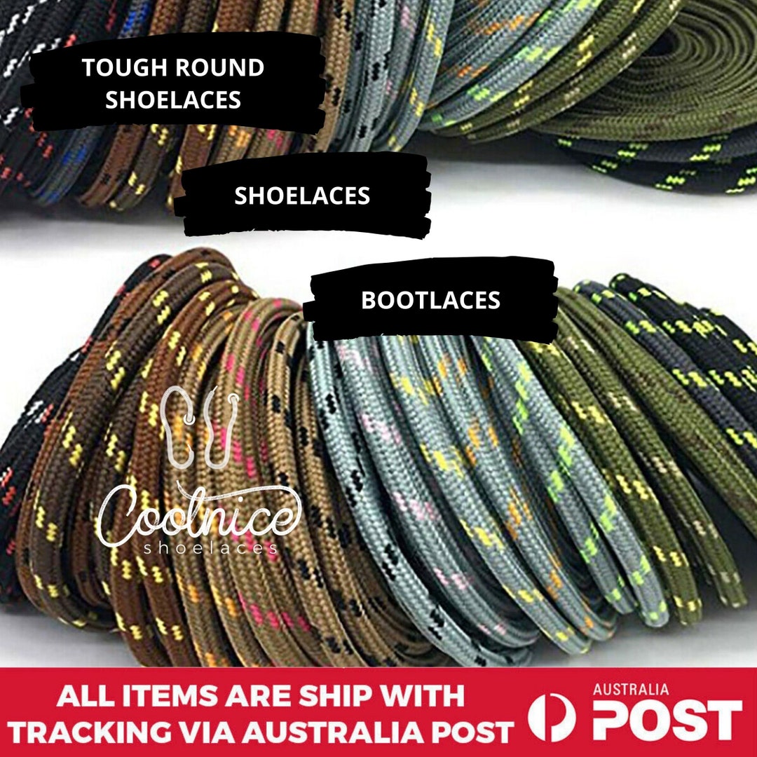 Outdoor Bootlaces Shoelaces Sneakers Hiking Casual Shoe Work Boot Laces ...
