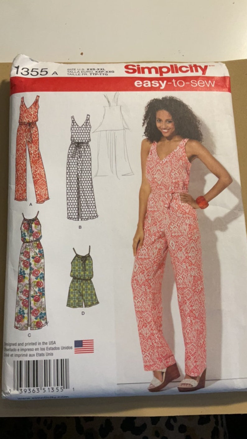 Simplicity Pattern 1355 or S0565 Out of Print Uncut Factory Folded ...