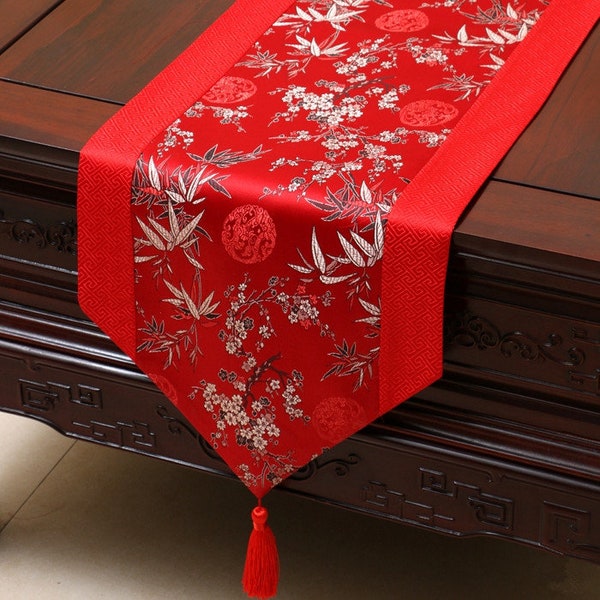 Asian Table Runner - Etsy