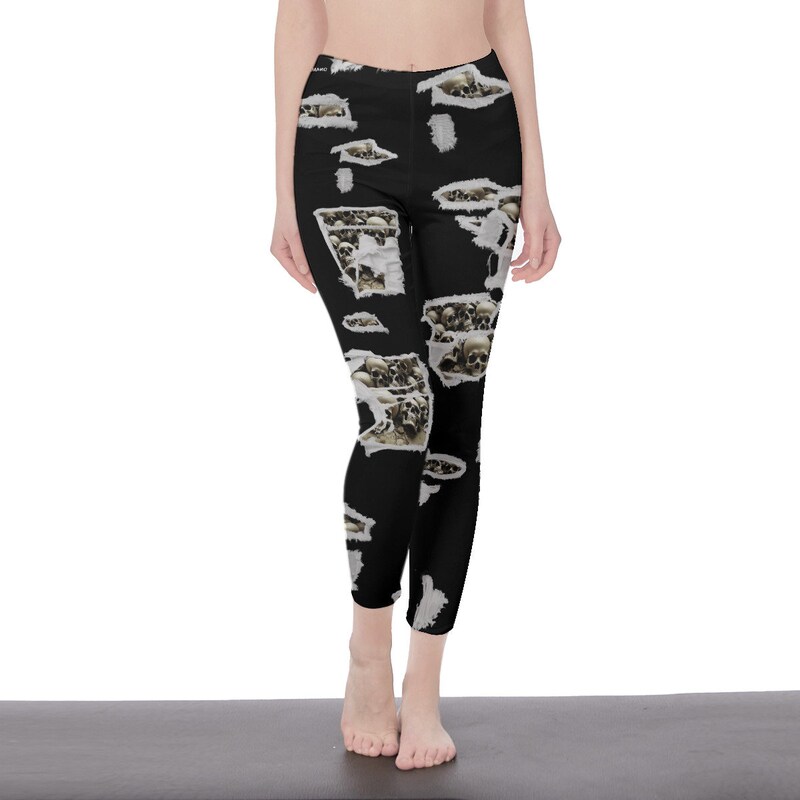 Womens Ripped Yoga Pants - Etsy
