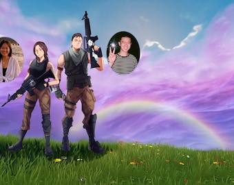 Video Game Portrait - Etsy