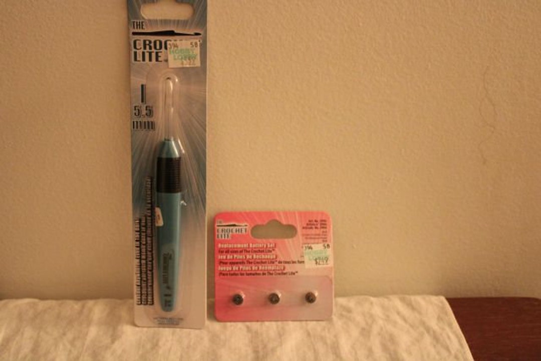 The Crochet Lite and Battery Replacement Set New in Package - Etsy