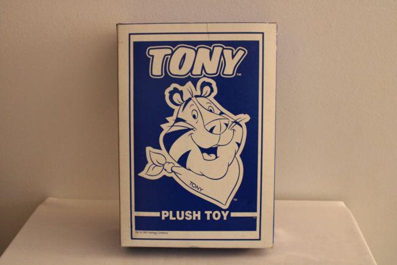 Kellogg's Tony the Tiger Plush Toy - 1997 - Original Box - Kellogg ...