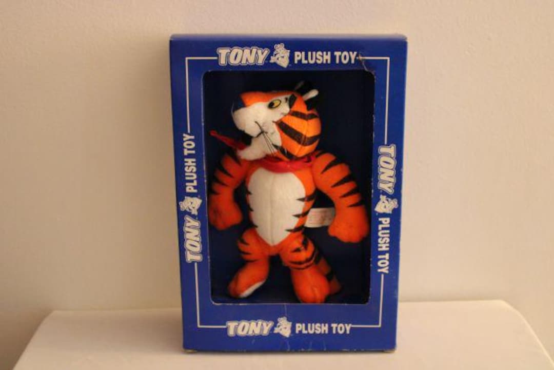 Kellogg's Tony the Tiger Plush Toy - 1997 - Original Box - Kellogg ...