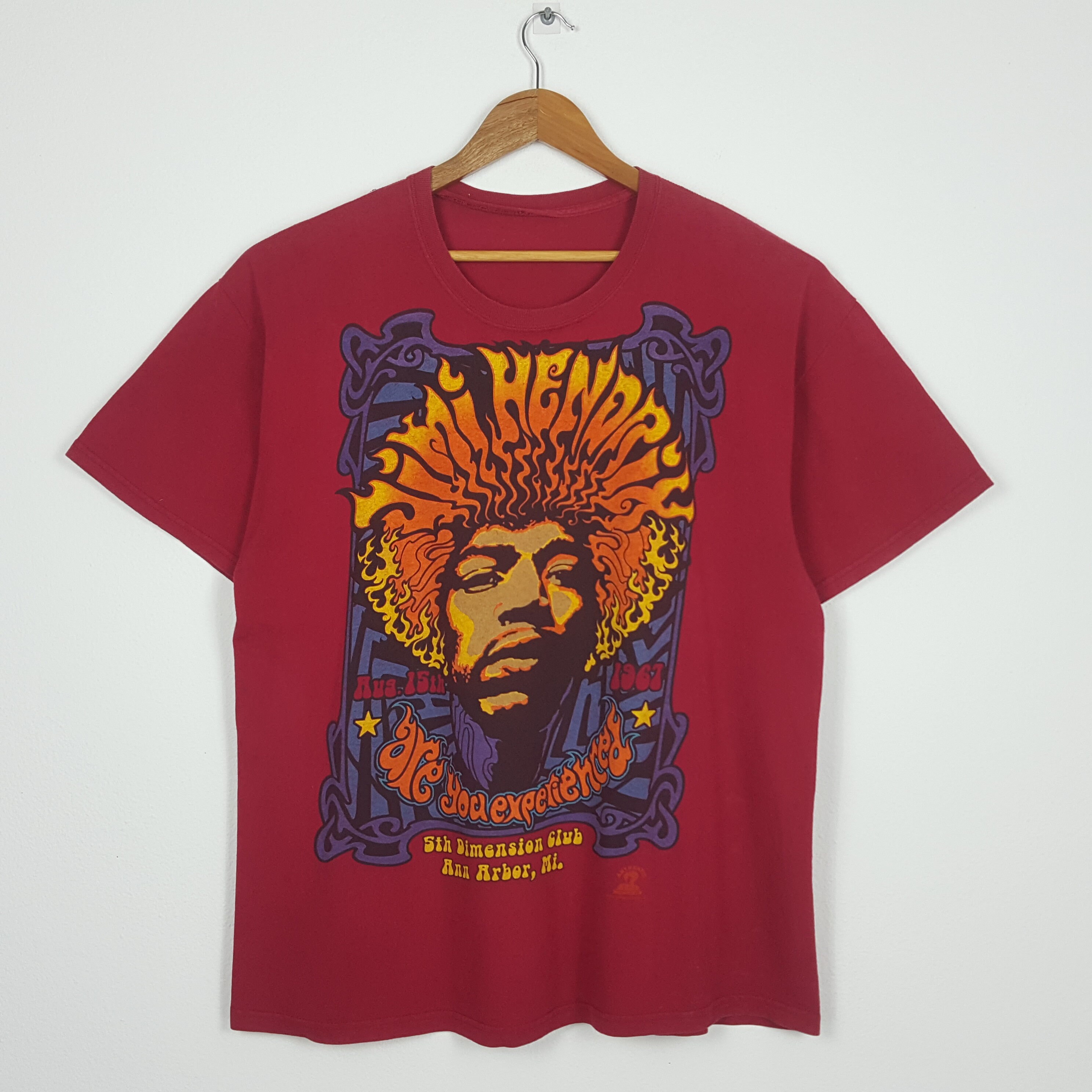 Vintage JIMMY HENDRIX American Guitarist camiseta | Etsy