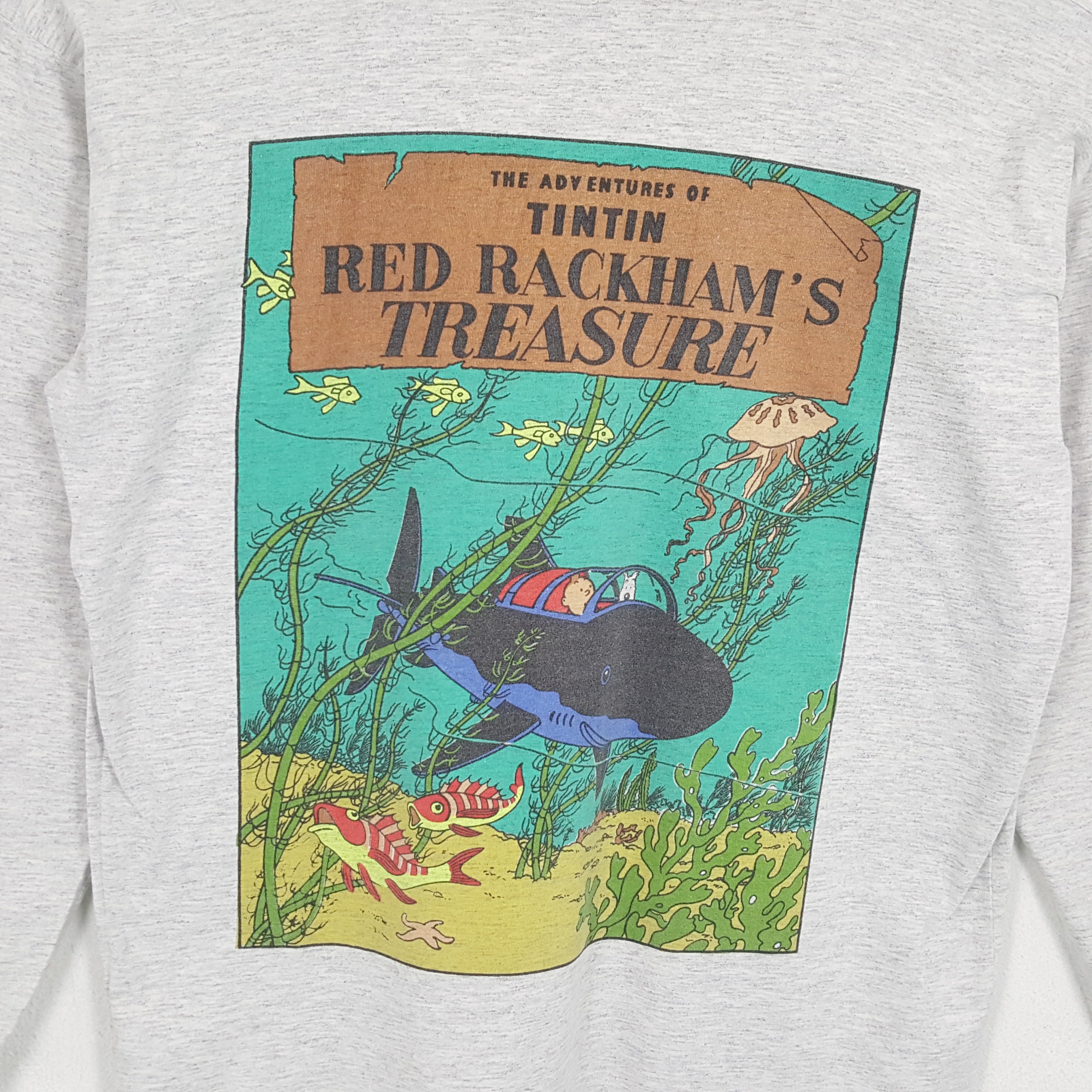 Vintage THE ADVENTURES of TINTIN American Cartoon T-shirt - Etsy