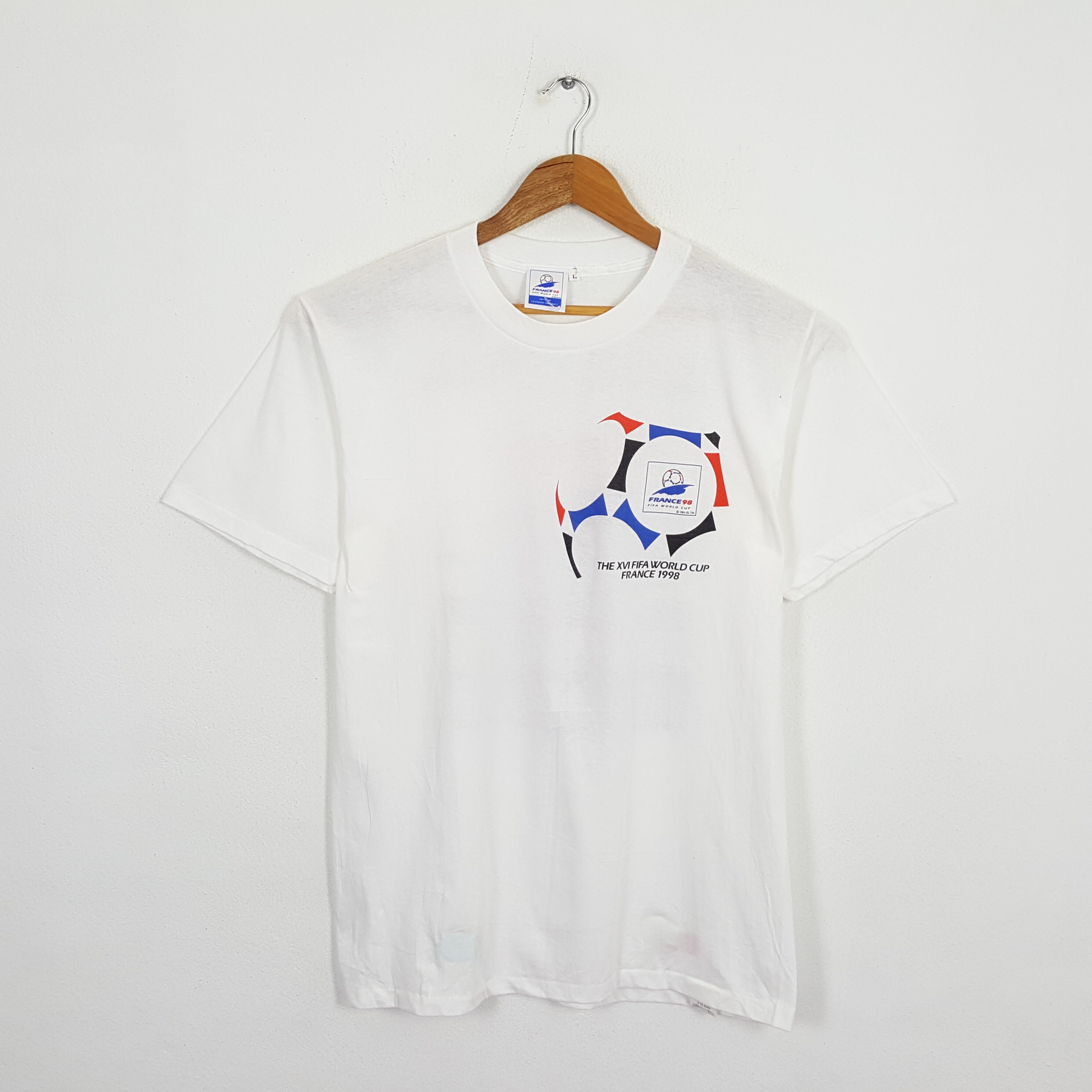 Vintage 90s THE XVI FIFA World Cup 1998 T-shirt - Etsy