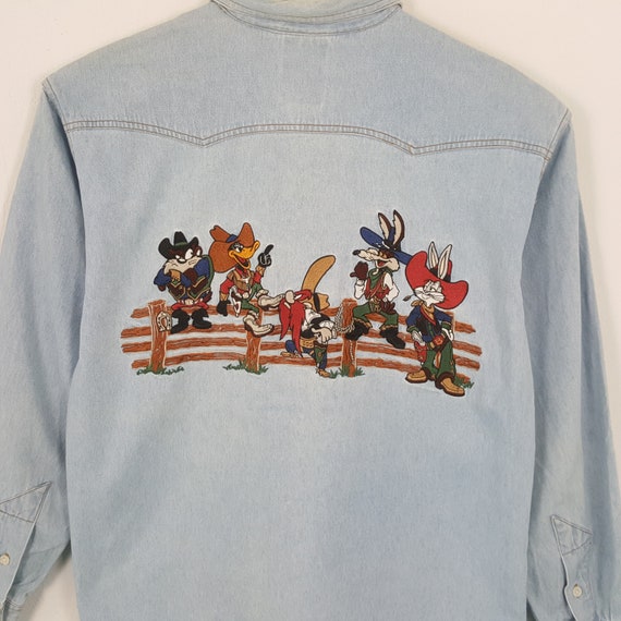 Vintage LOONEY TUNES Disney Cartoon Network Embroider… - Gem