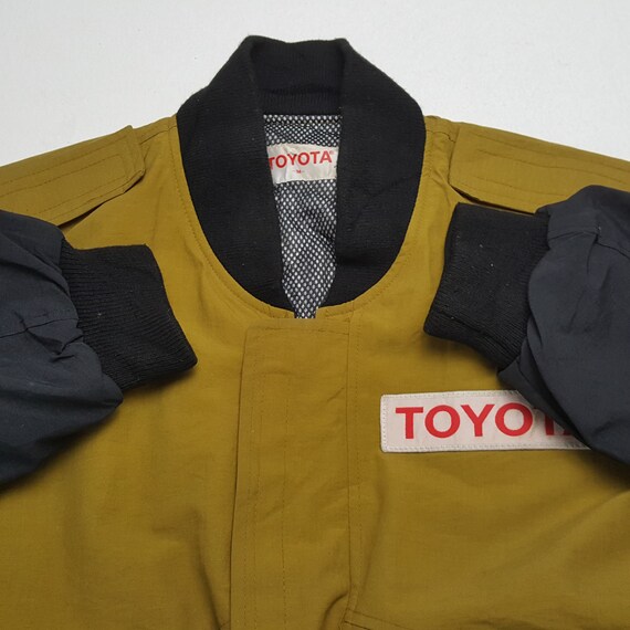 Vintage TOYOTA Japanese Racing Team Bombers Jacket - Gem
