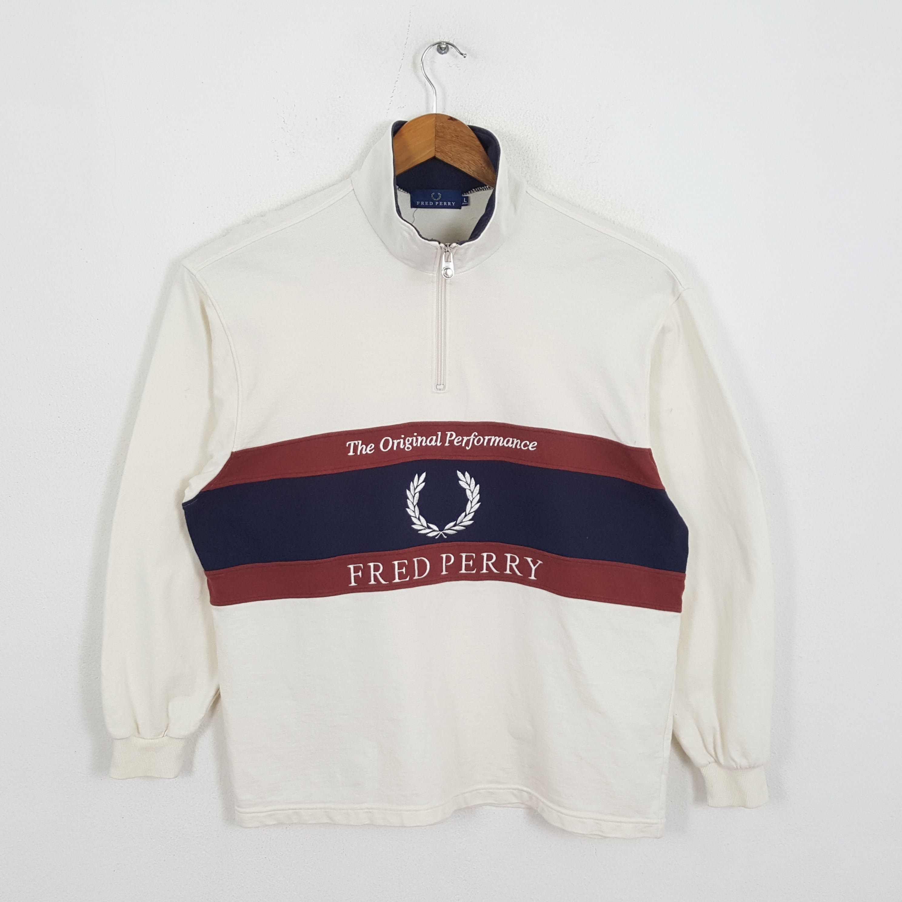 Vintage FRED PERRY Half Zipper Design Sweatshirts - Etsy