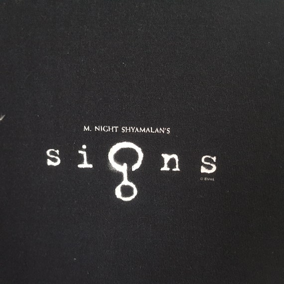 Vintage Signs American Horror Alien Movie T-shirt - Gem