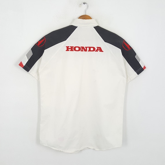 Vintage HONDA RACING Japanese Racing Team Shirts - Gem