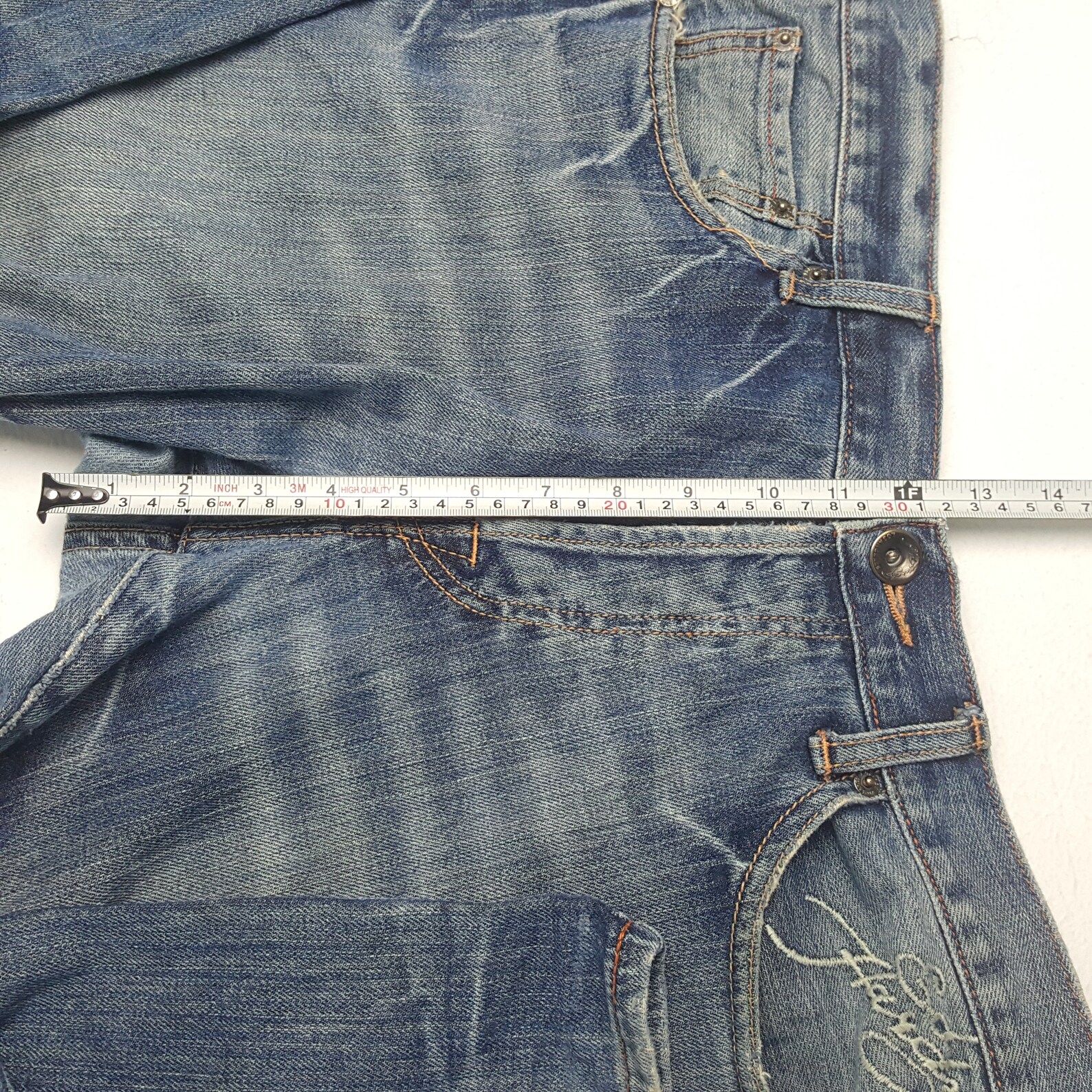 Vintage Ed-hardy Christian Audigier Embroidery Design Jean - Etsy