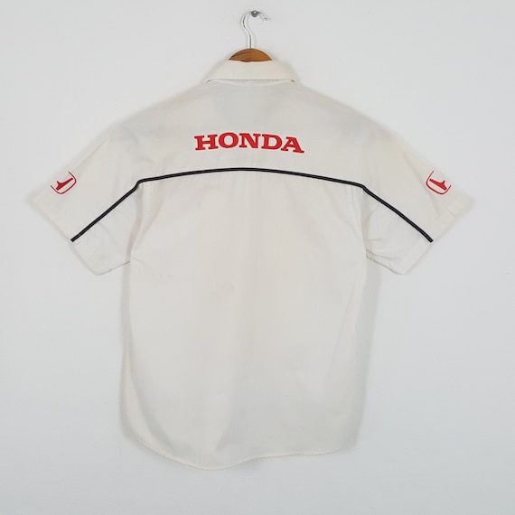 Vintage HONDA F1 Racing Team Crew Shirts - Gem