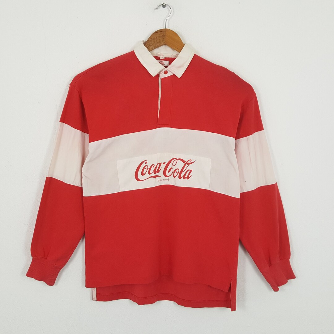 Vintage COCA COLA American Rapper Rugby Style Polos Jerseys - Etsy