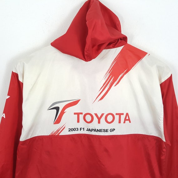 Vintage TOYOTA 2003 JAPANESE GP Racing Windbreaker Ho… - Gem