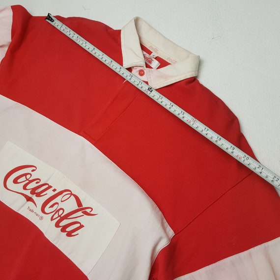 Vintage COCA COLA American Rapper Rugby Style Polos J… - Gem