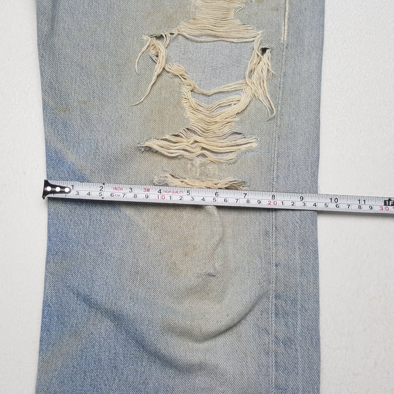 Vintage LEVI'S Kurt Cobain Distressed Design Jeans - Etsy