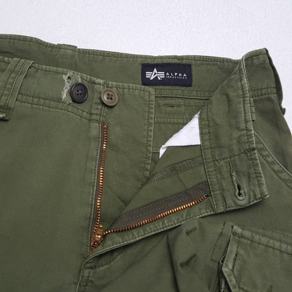 Vintage ALPHA INDUSTRIES Cargo Tactical Pockets Pants - Gem
