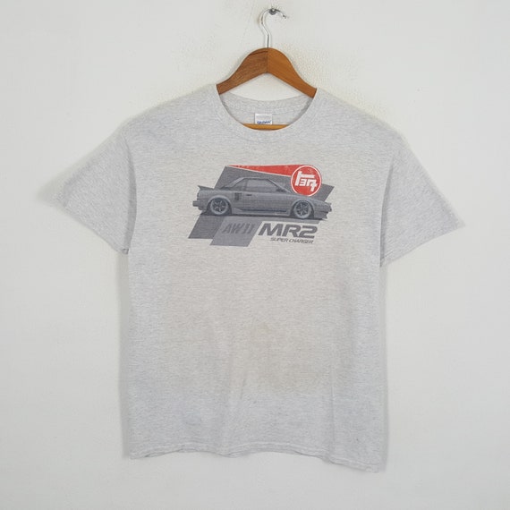Vintage TOYOTA MR2 SUPER CHARGE Japanese Racing T-Shi… - Gem