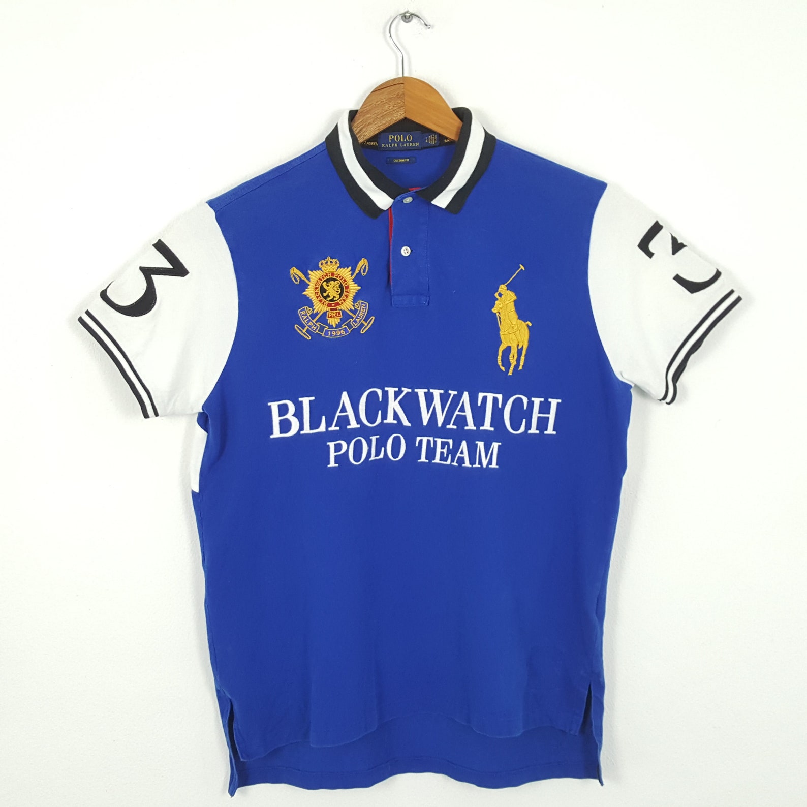 Vintage POLO by RALPH LAUREN Blackwatch Polo Team Polos - Etsy