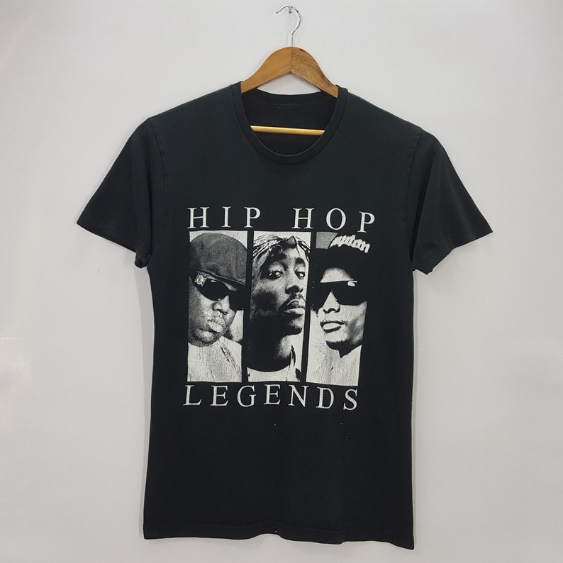 Vintage Hip Hop Legends Tupac Shakur Biggie T-shirt - Etsy