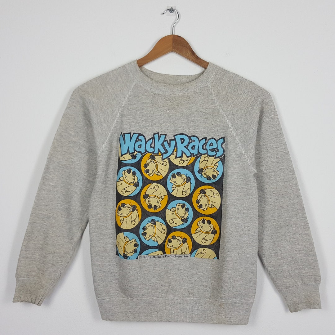 Vintage Wacky Race Disney's Cartoon Character Sweatshirt - Etsy