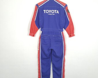 Vintage TOYOTA TECNO Japanese Racing Team Coverall Jacket - Etsy