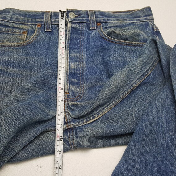 Vintage LEVI'S 501 Kurt Cobain Distressed Style Jeans - Gem