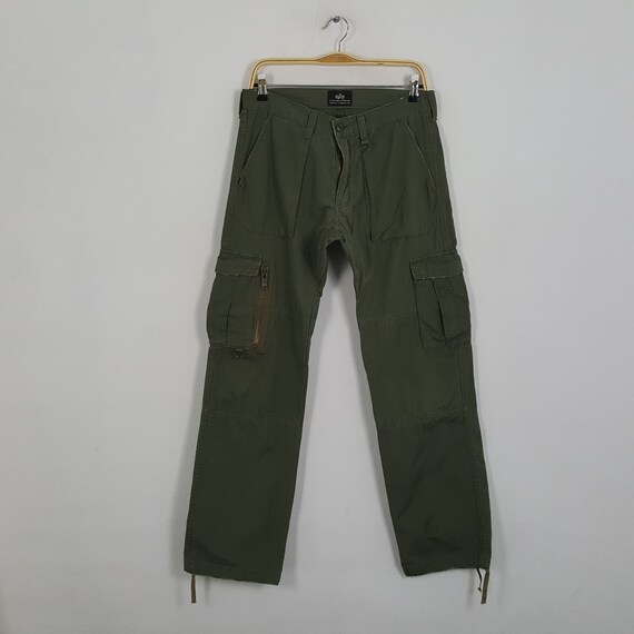 Vintage ALPHA INDUSTRIES Military Japanese Cargo Pants - Gem