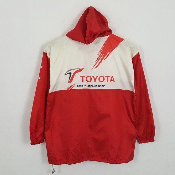 Vintage TOYOTA 2003 JAPANESE GP Racing Windbreaker Ho… - Gem