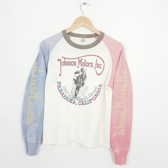 Vintage JOHNSON MOTOR American Racing T-Shirt - Gem