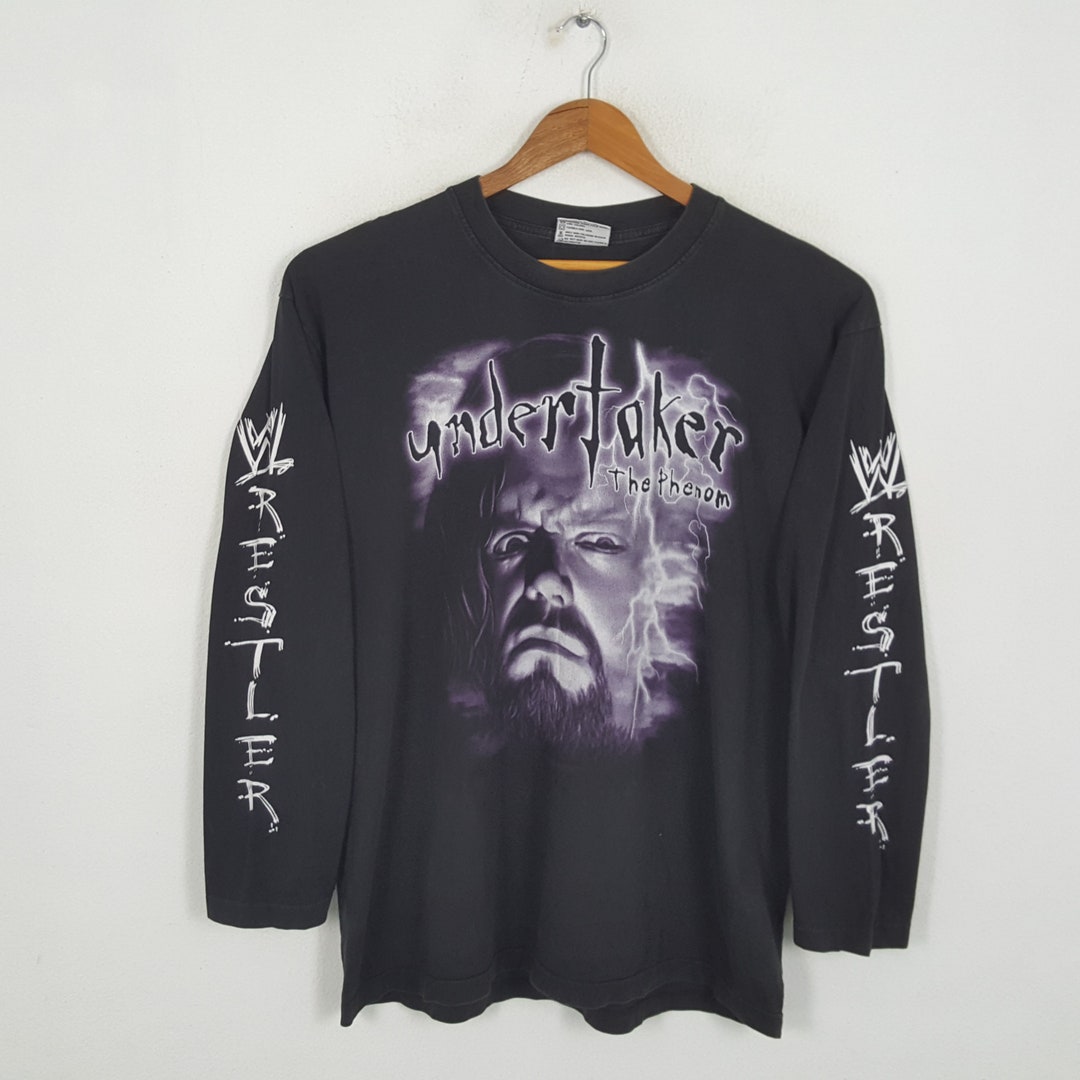 Vintage WWE WWF UNDERTAKER Wrestler Long Sleeve T-shirts - Etsy
