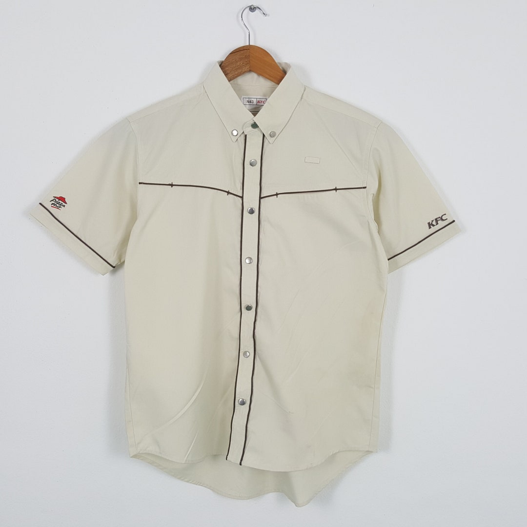 Vintage KFC X PIZZA HUT Working Uniform Shirts - Etsy
