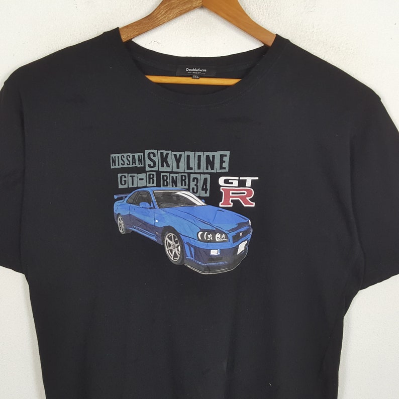 Vintage NISSAN SKYLINE GTR R34 Japanese Racing Team T-shirts - Etsy