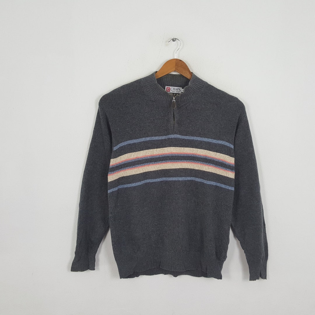 Vintage CHAPS Half Zipper Style Knitwear Sweaters - Etsy