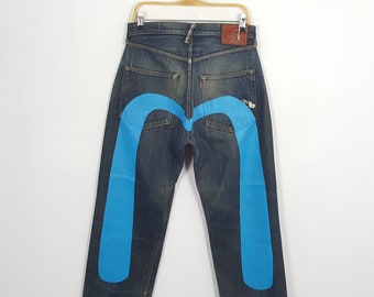 Vintage Evisu Japan Custom Art Daicock Denim Jeans - Etsy