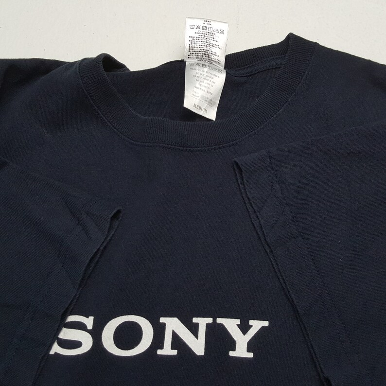 Vintage SONY Japanese Brand T-shirts - Etsy