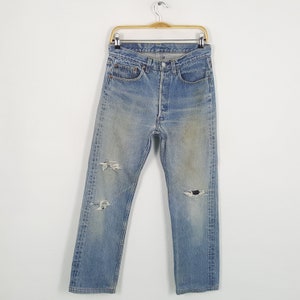 Vintage LEVI'S Kurt Cobain Distressed Style Jeans - Etsy