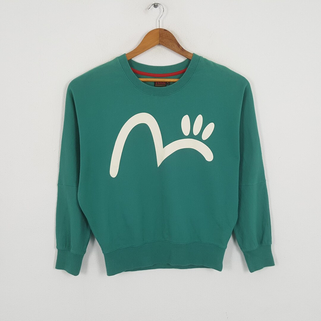 Vintage EVISU Japanese Fashion Brand Logo Style Sweatshirts - Etsy
