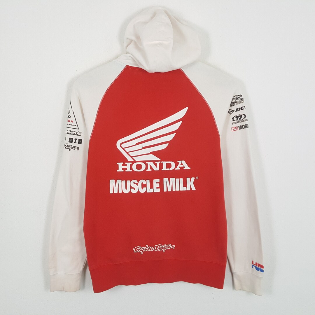 Vintage HONDA MUSCLE MILK Racing Team Hoodies Jacket - Etsy