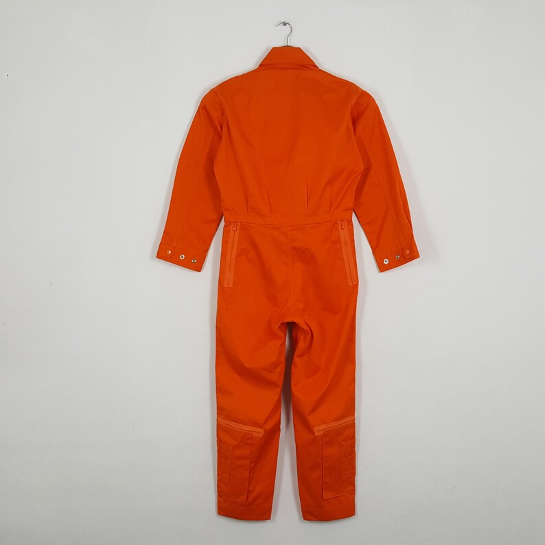 Vintage COVERALL Tactical Cargo Orange Coverall Jacket - Etsy