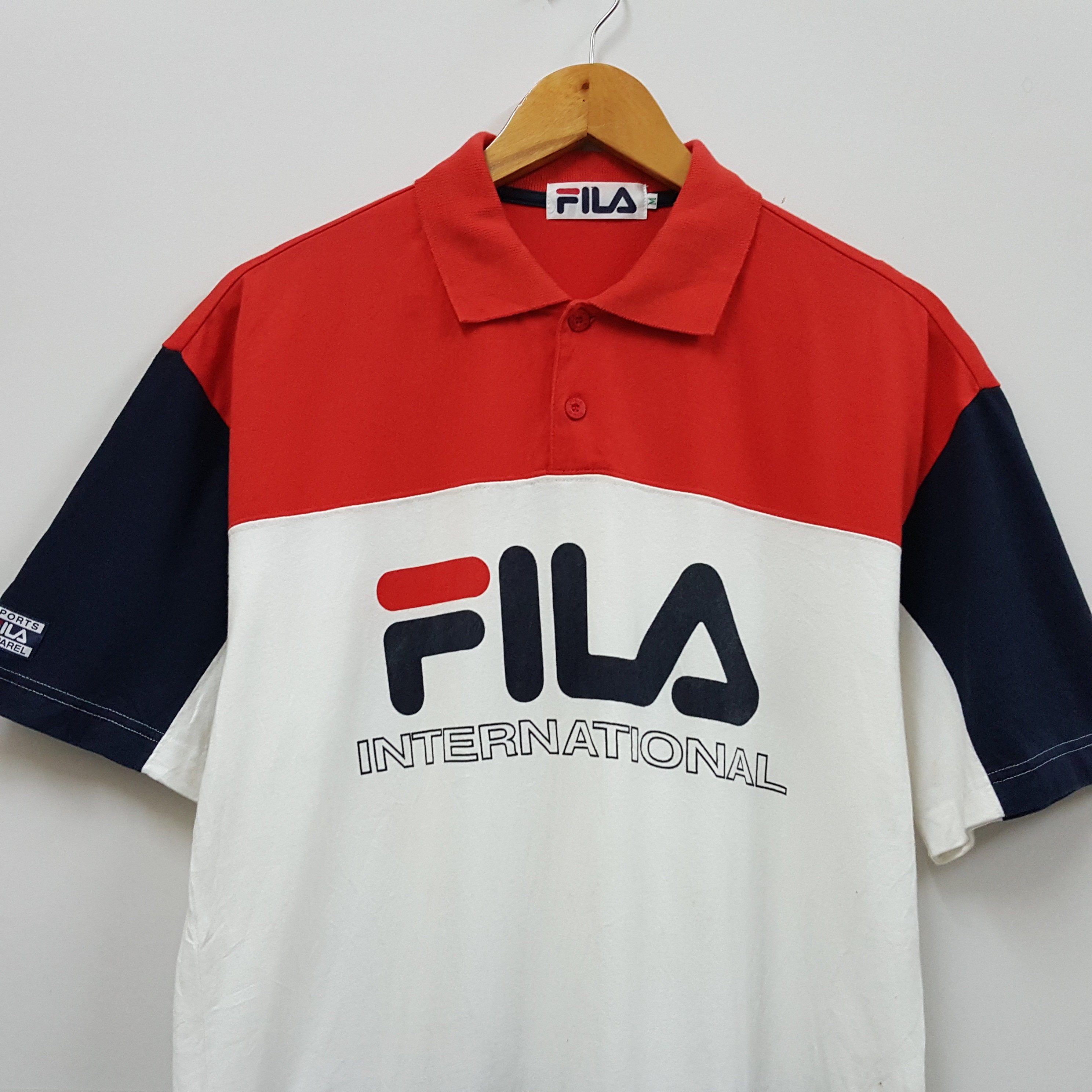 Vintage FILA SPORT bonito color diseño polo - Etsy España