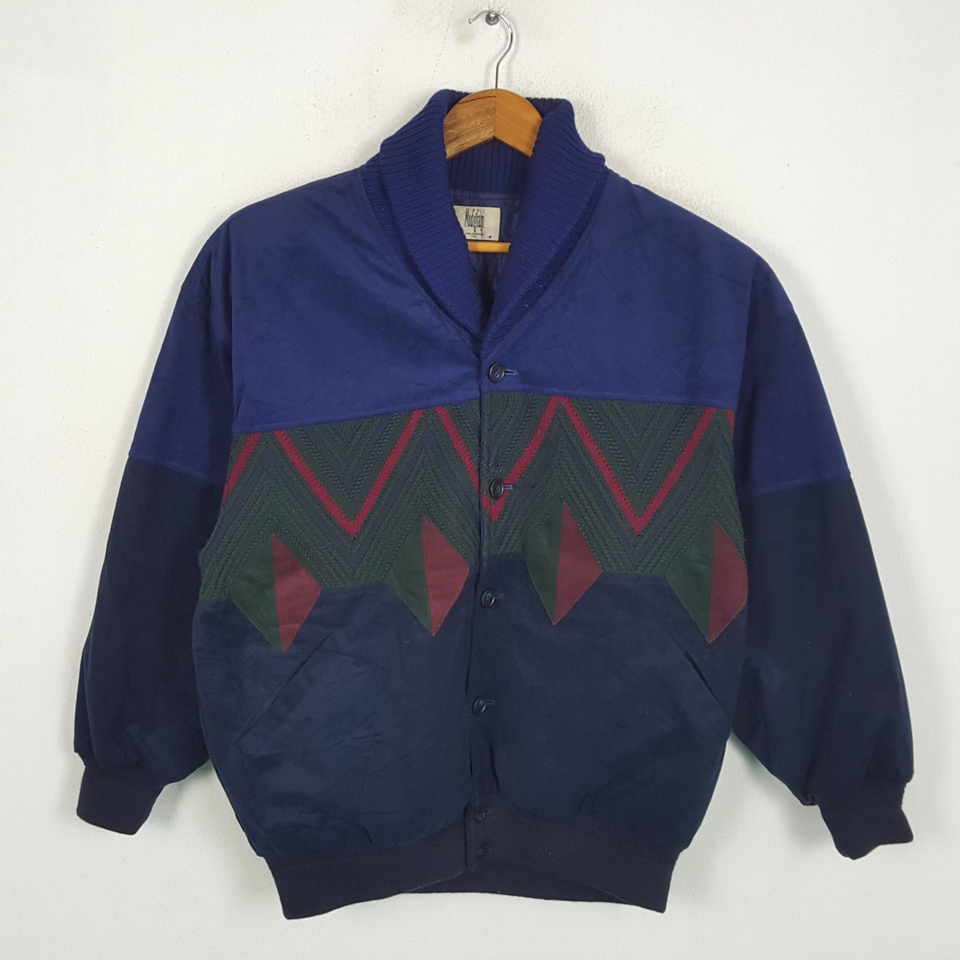 Vintage MODIGLIANI Italian Brand Coogi Style Jacket - Etsy
